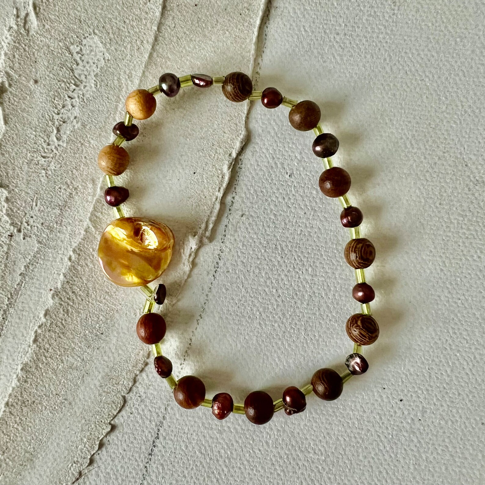 Colorful Shell & Wood Mala - Etsy