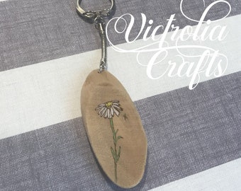 Handmade Pyrography Keyring 'always Time for Tea' - Etsy