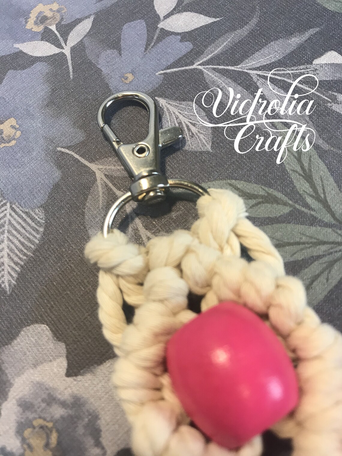 Macrame Keychain Macrame Key Fob Macrame Purse Fob - Etsy