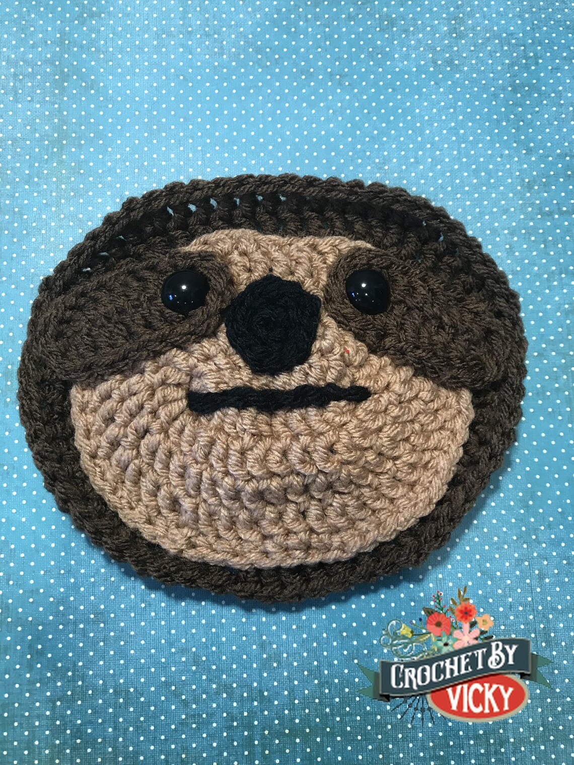 CROCHET PATTERN, PDF, Boho Sloth, Applique, Crochetbyvicky - Etsy
