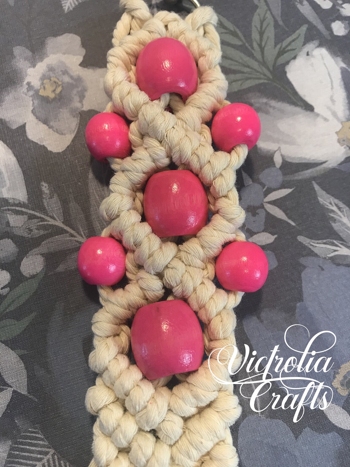 Macrame Keychain Macrame Key Fob Macrame Purse Fob - Etsy