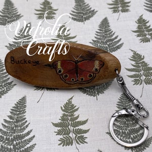 Pyrography Keychain - Pyrography Key Fob - Pyrography Purse Fob ...