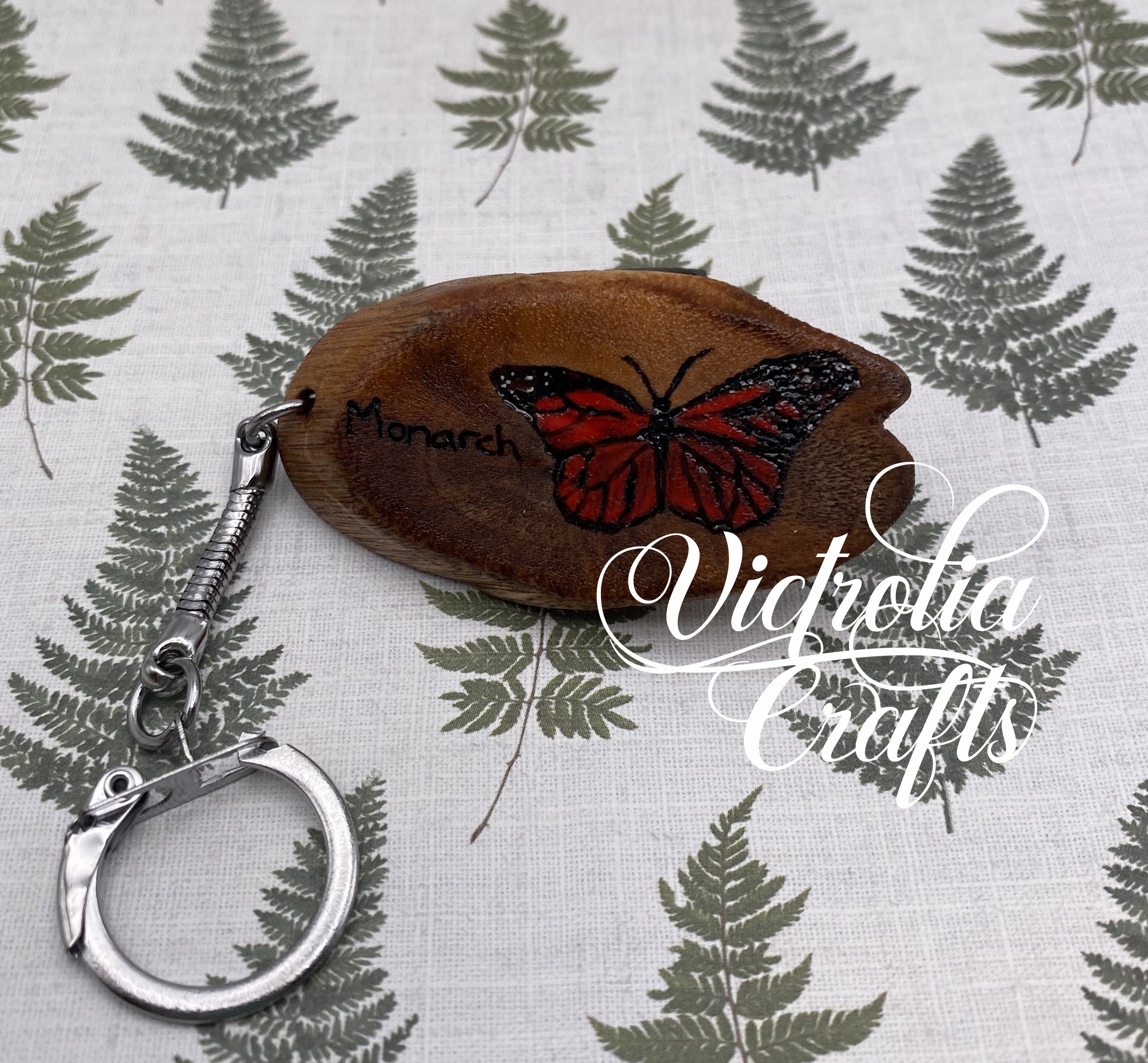 Pyrography Keychain Pyrography Key Fob Pyrography Purse Fob Pyrography ...