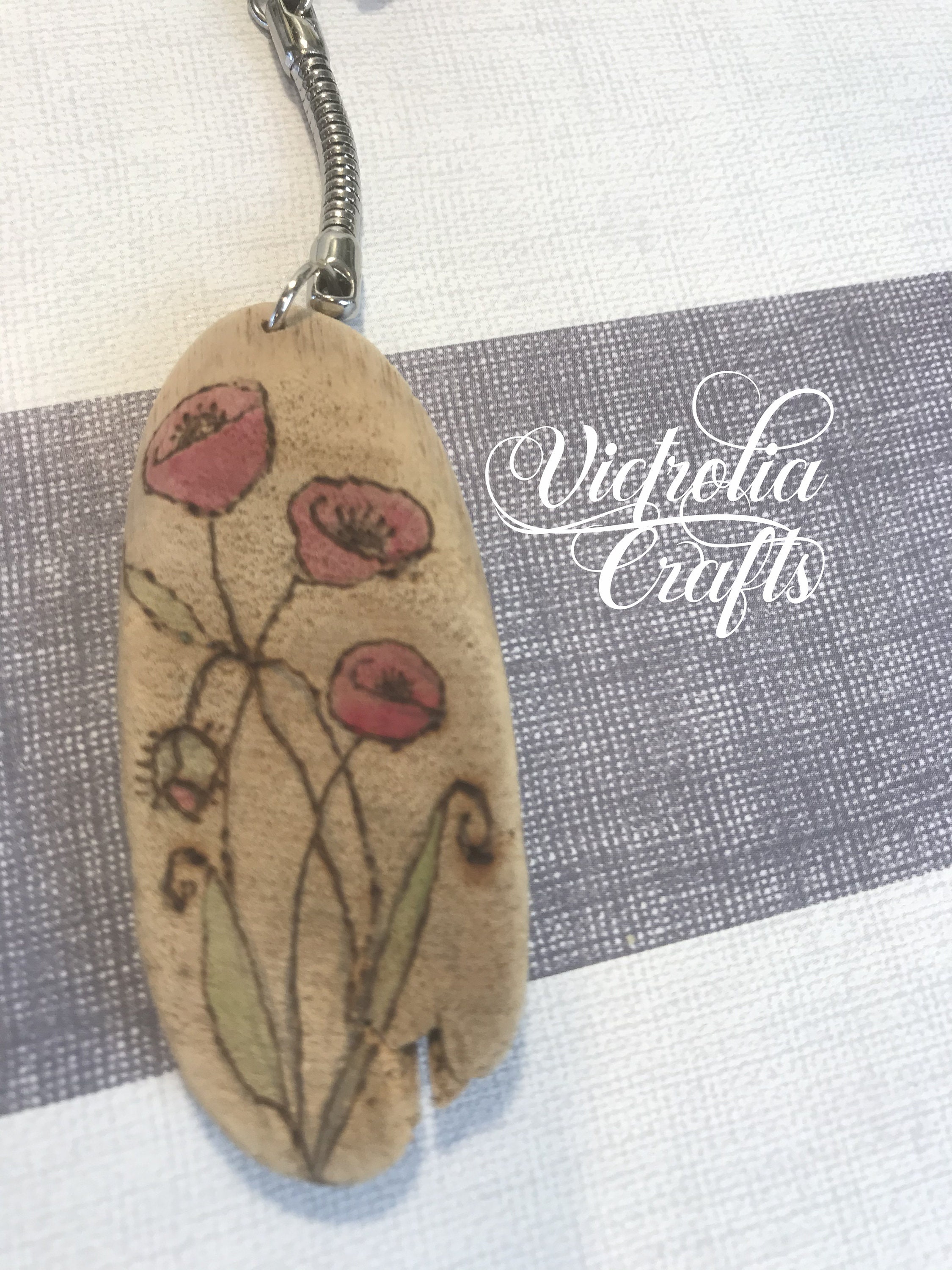 Pyrography Keychain Pyrography Key Fob Pyrography Purse - Etsy