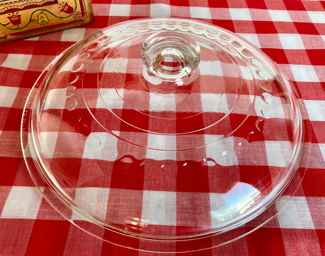 Wagner Ware Glass Basting Lid Number C-8 No Logo DISHWASHER Streaksas ...