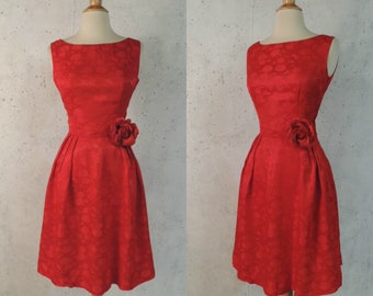 Red roses dresses | Etsy