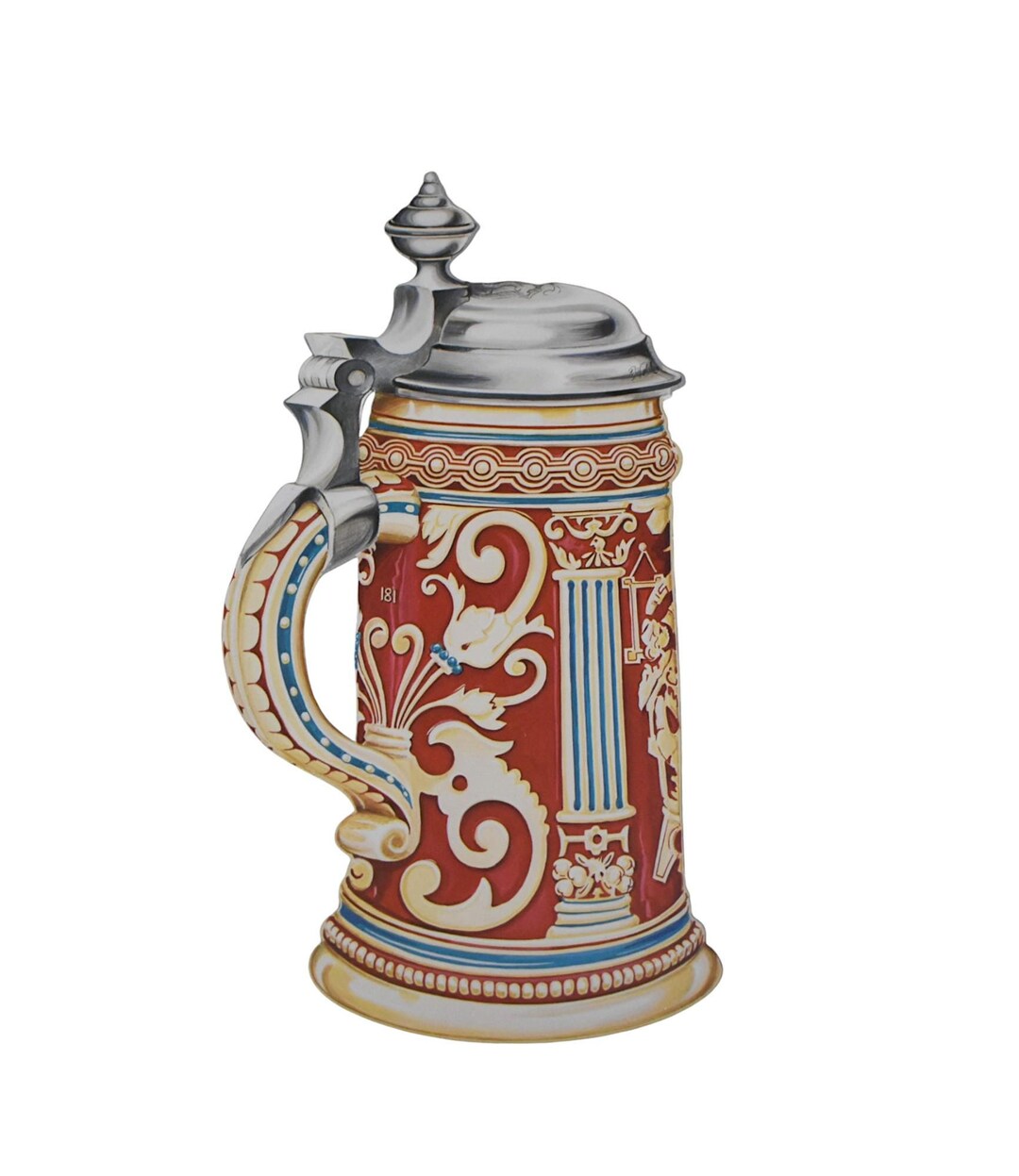 Vintage Die Cut Deadstock 80s Beistle 1985 German Bavarian Oktoberfest ...