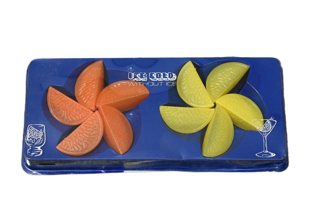 Vintage 70s Barware Deadstock Ice Cold Kitschy Novelty Fruit Lemon ...