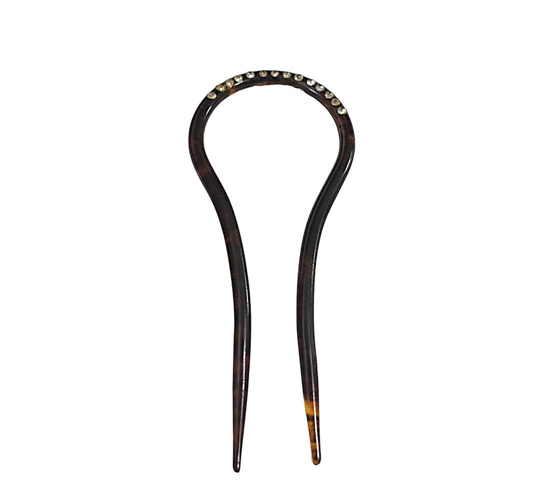 Vintage Hair Comb 70s Does Victorian Revival Brown Swirl Plastic ...