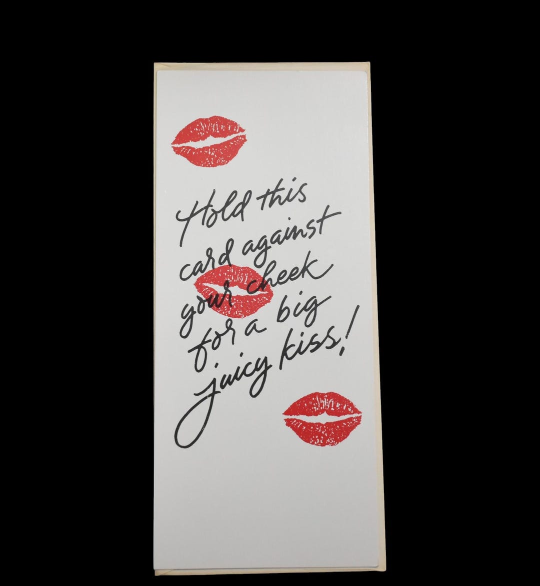 Vintage Greeting Card 80s Gallant Greetings Lovey Dovey Make up ...