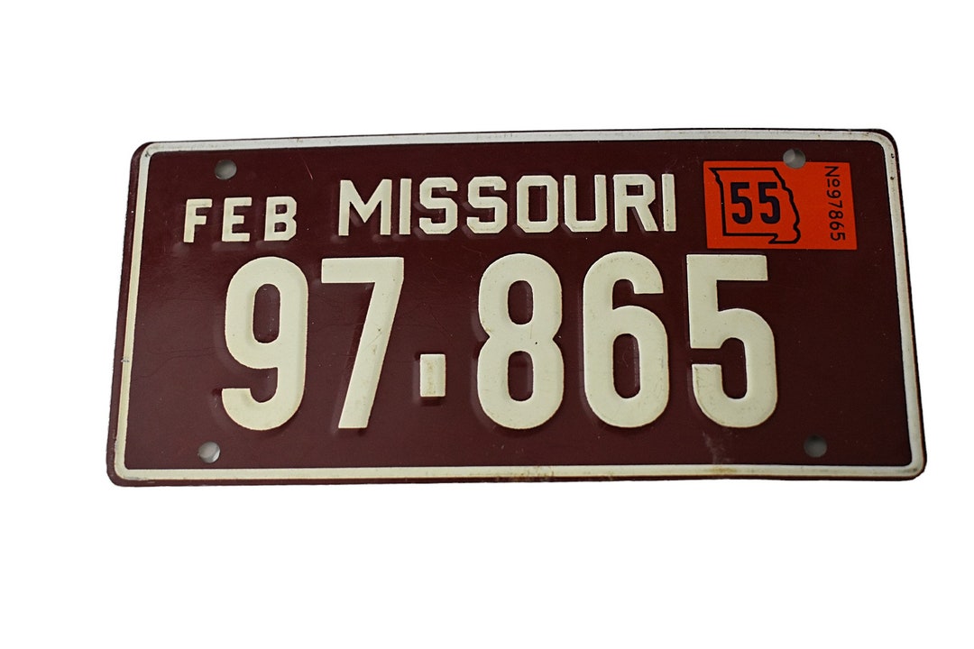 Vintage License Plates 50s Mid Century Wheaties General Mills Premiums ...