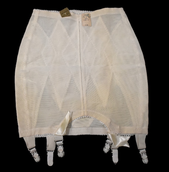 Vintage 50s Girdle Deadstock Lily of France Queen of … - Gem