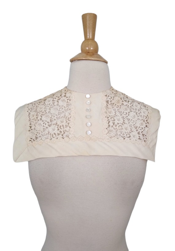 Vintage neck collar button - Gem