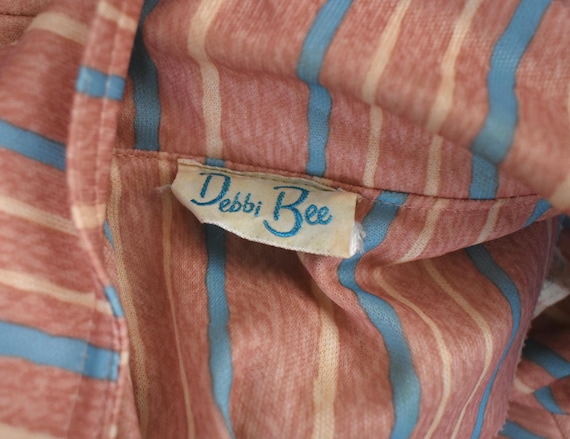 Vintage 70s Dress Debbie Bee Academia Earthy Terra Co… - Gem