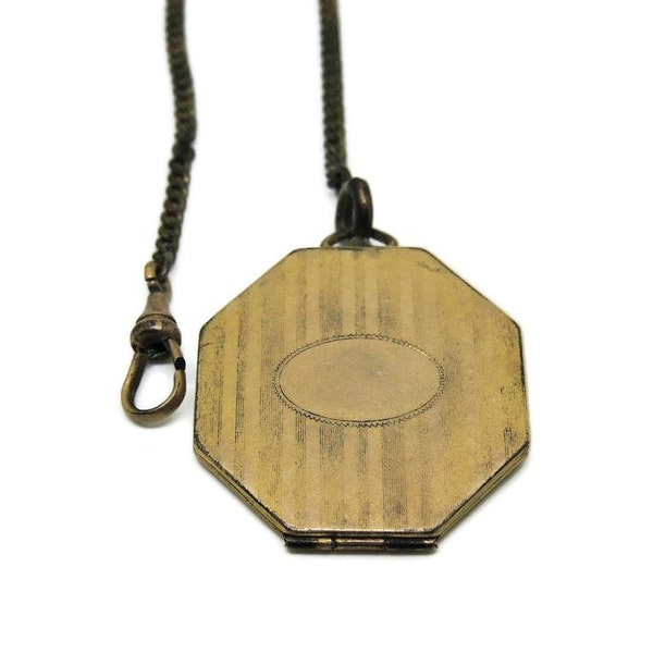 Antique Brass Locket - Etsy