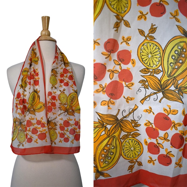 60s Scarf - Etsy