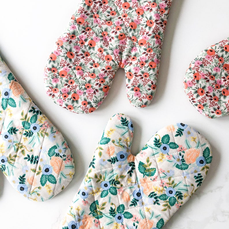 PDF Sewing Pattern Long Quilted Oven Mitts, Commercial Use, Kitchen ...