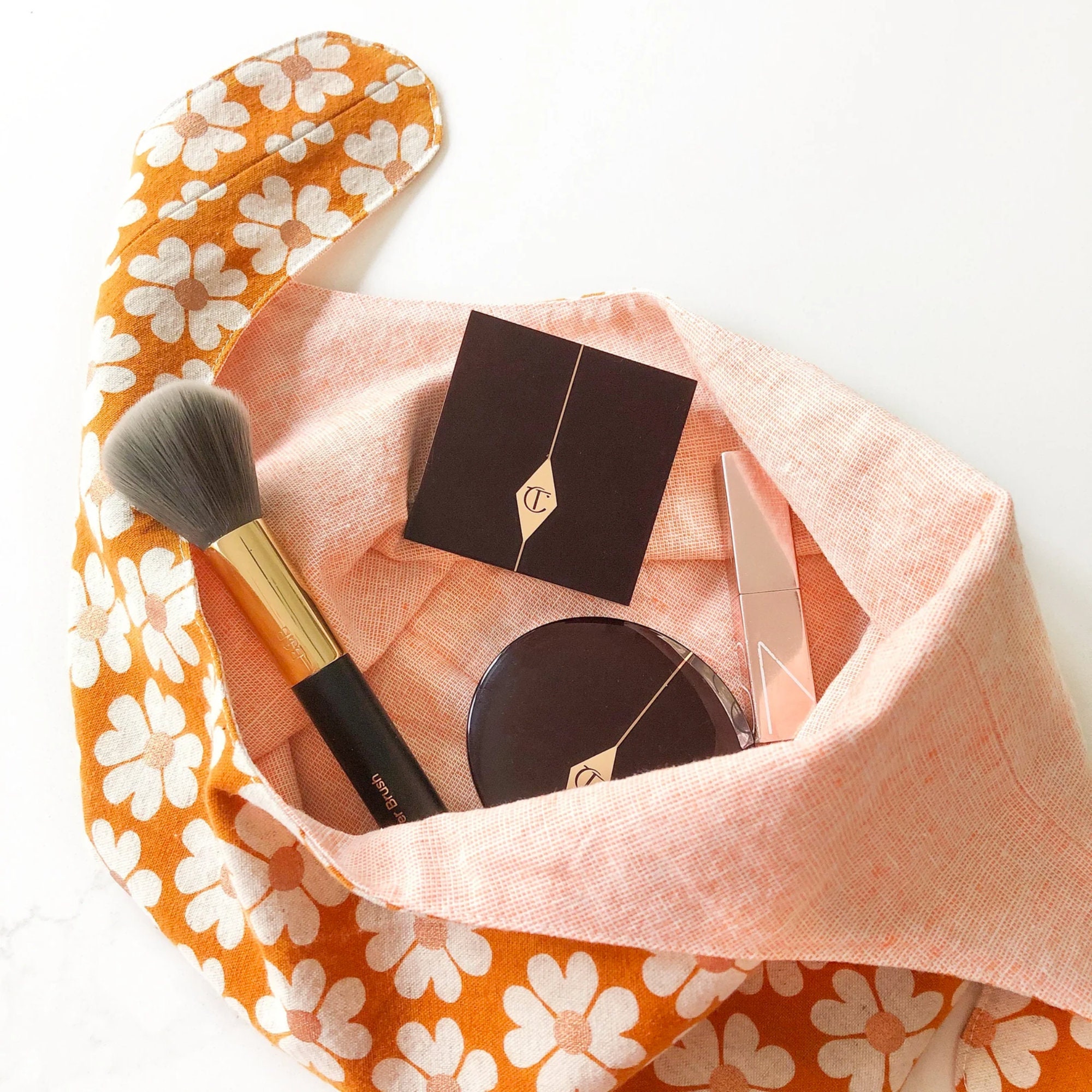 PDF Sewing Pattern Minimalist Linen Makeup Bag, Commercial Use ...