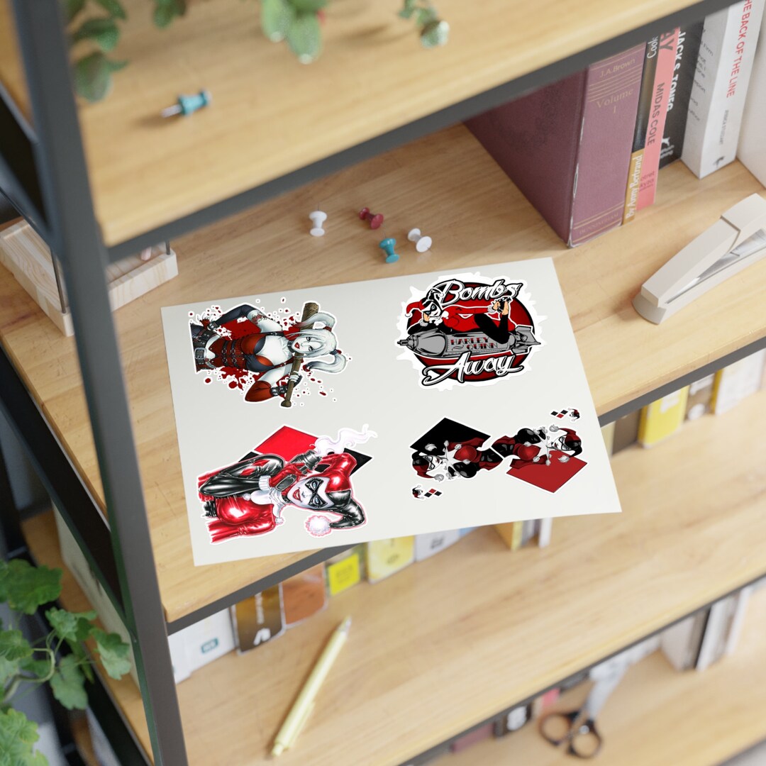 HOTT & Sassy Harley Quinn Sticker Sheets - Etsy