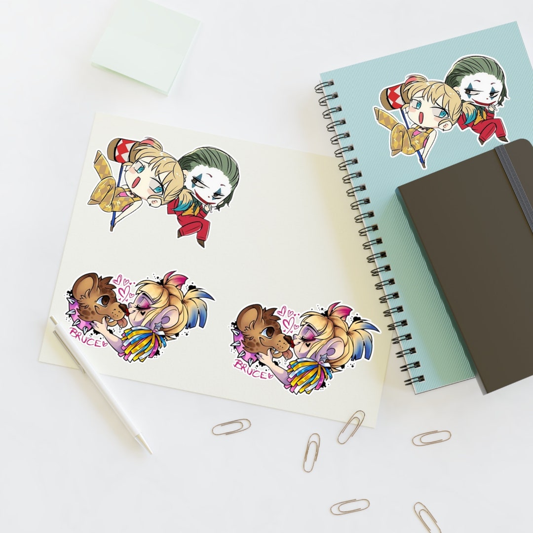 HOTT & Sassy Harley Joker Bruce Sticker Sheets - Etsy