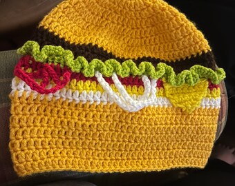 Cheeseburger Bucket Hat - Etsy