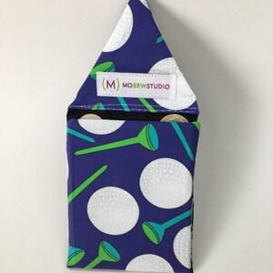 Golf Ball Marker Wallet/balls and Tees Large Blue V.2 - Etsy