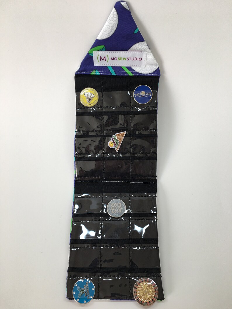 Golf Ball Marker Wallet/balls and Tees Large Blue V.2 - Etsy