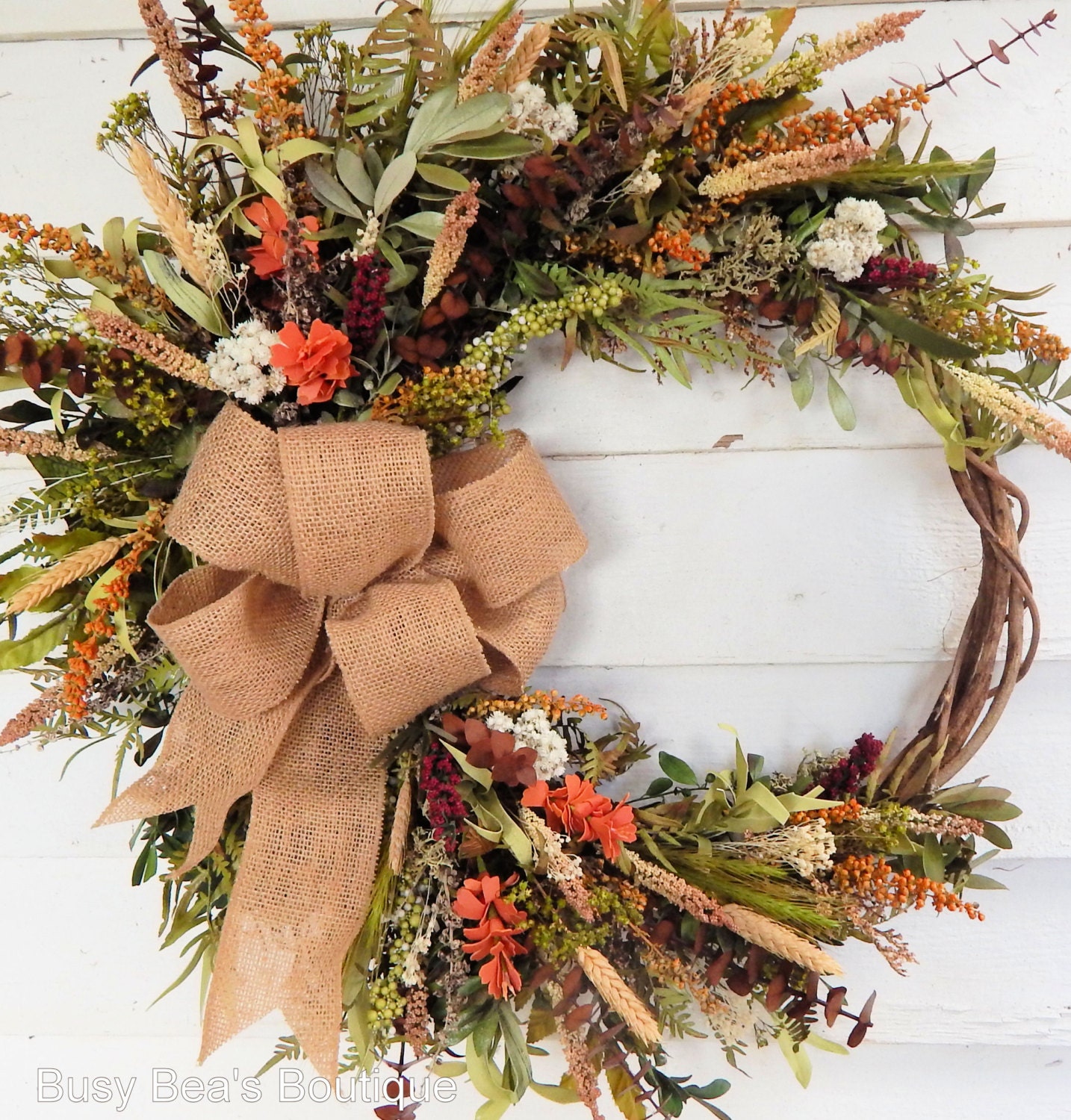 Rustic Front Door WreathWoodland WreathYear Round Wreath | Etsy