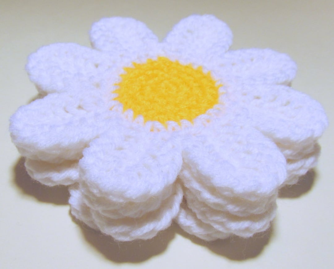 Daisy Coasters PDF Crochet Pattern INSTANT DOWNLOAD - Etsy