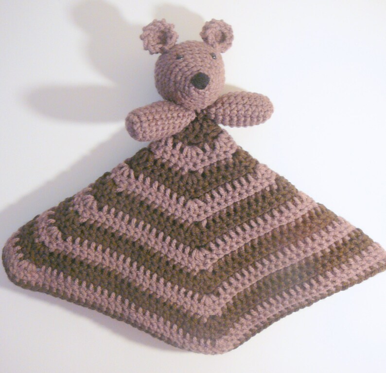 Teddy Bear Lovey PDF Crochet Pattern INSTANT DOWNLOAD - Etsy