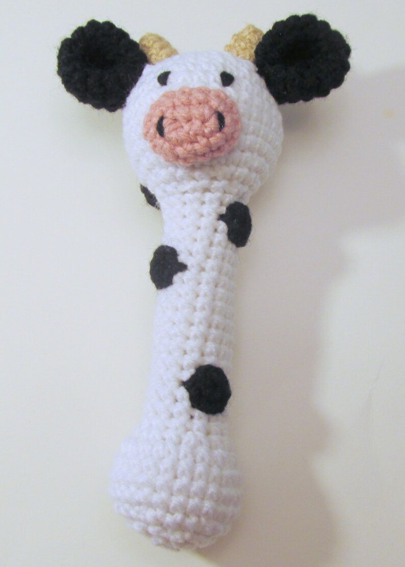 Cow Rattle PDF Crochet Pattern INSTANT DOWNLOAD | Etsy