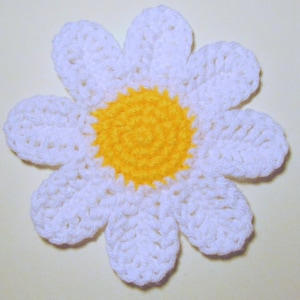 Daisy Coasters PDF Crochet Pattern INSTANT DOWNLOAD - Etsy