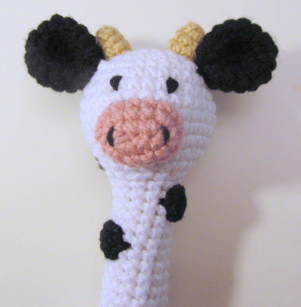 Cow Rattle PDF Crochet Pattern INSTANT DOWNLOAD - Etsy