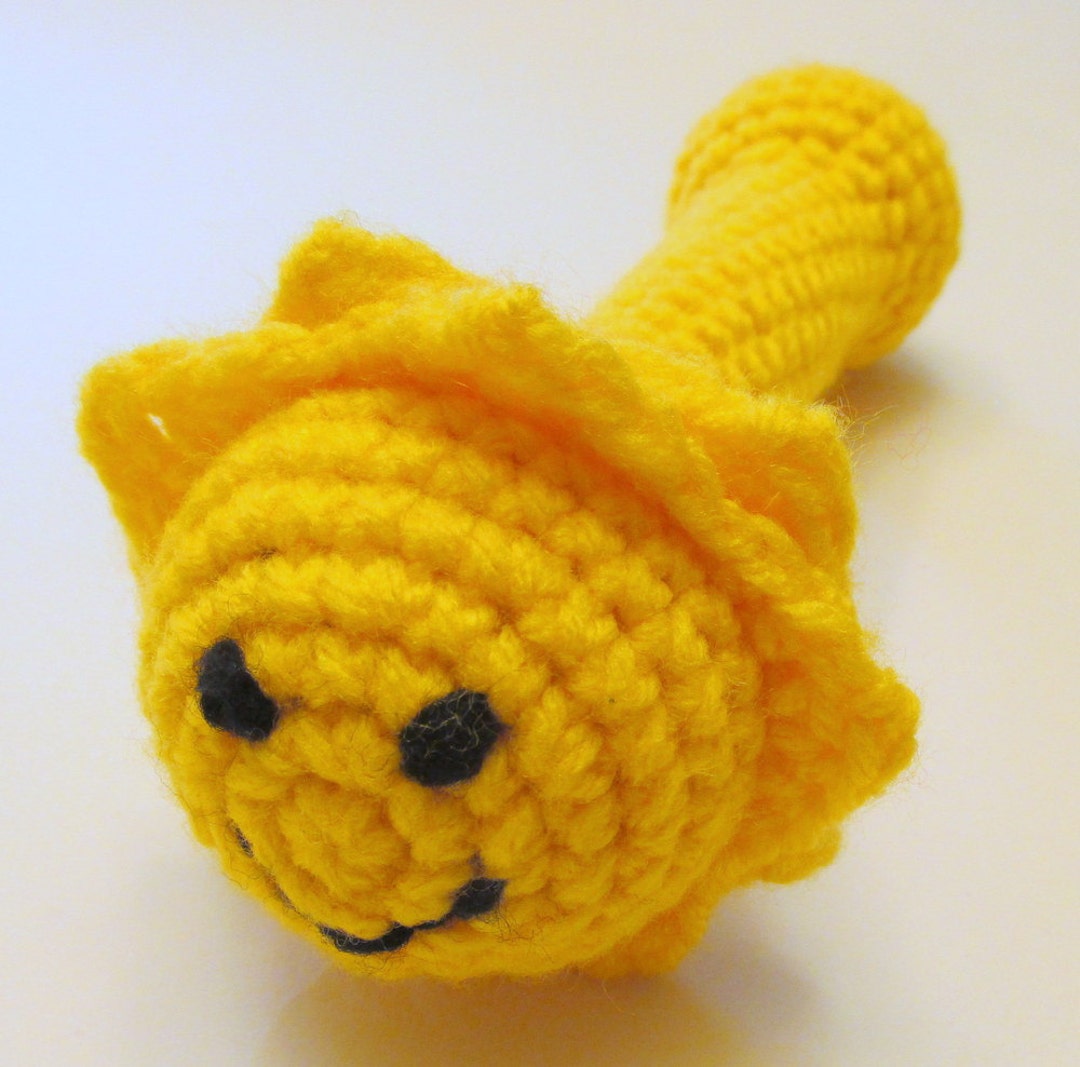 Mr. Golden Sun Rattle PDF Crochet Pattern INSTANT DOWNLOAD - Etsy