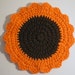 Sunflower Trivet PDF Crochet Pattern - INSTANT DOWNLOAD - Etsy