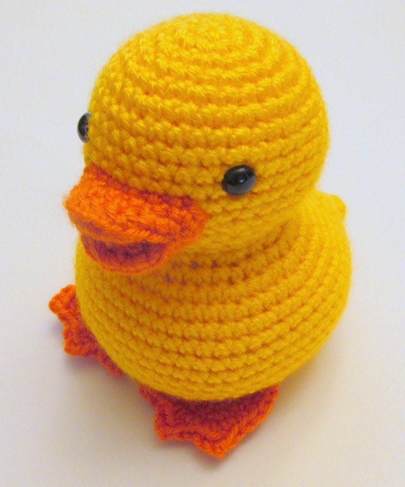 Amigurumi Ducky PDF Crochet Pattern INSTANT DOWNLOAD - Etsy UK