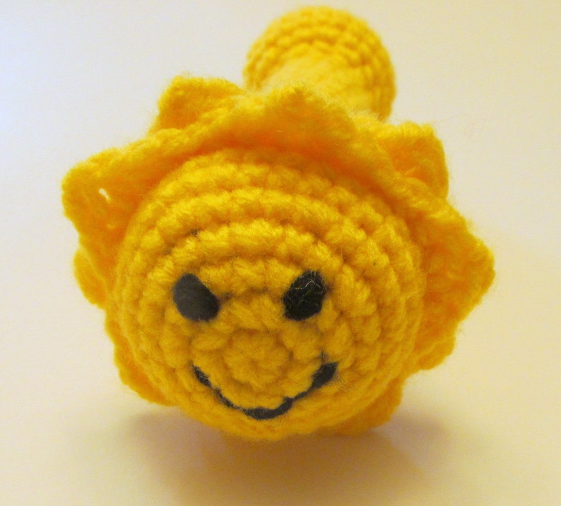 Mr. Golden Sun Rattle PDF Crochet Pattern INSTANT DOWNLOAD - Etsy