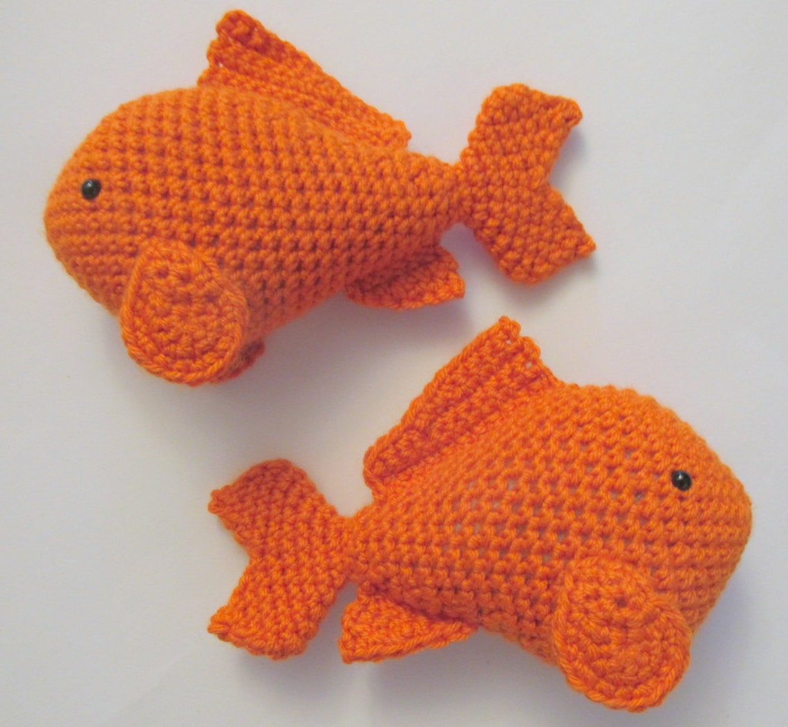 Amigurumi Goldfish PDF Crochet Pattern INSTANT DOWNLOAD | Etsy