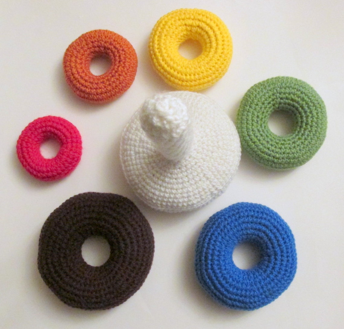 Ring Tower Toy PDF Crochet Pattern INSTANT DOWNLOAD - Etsy