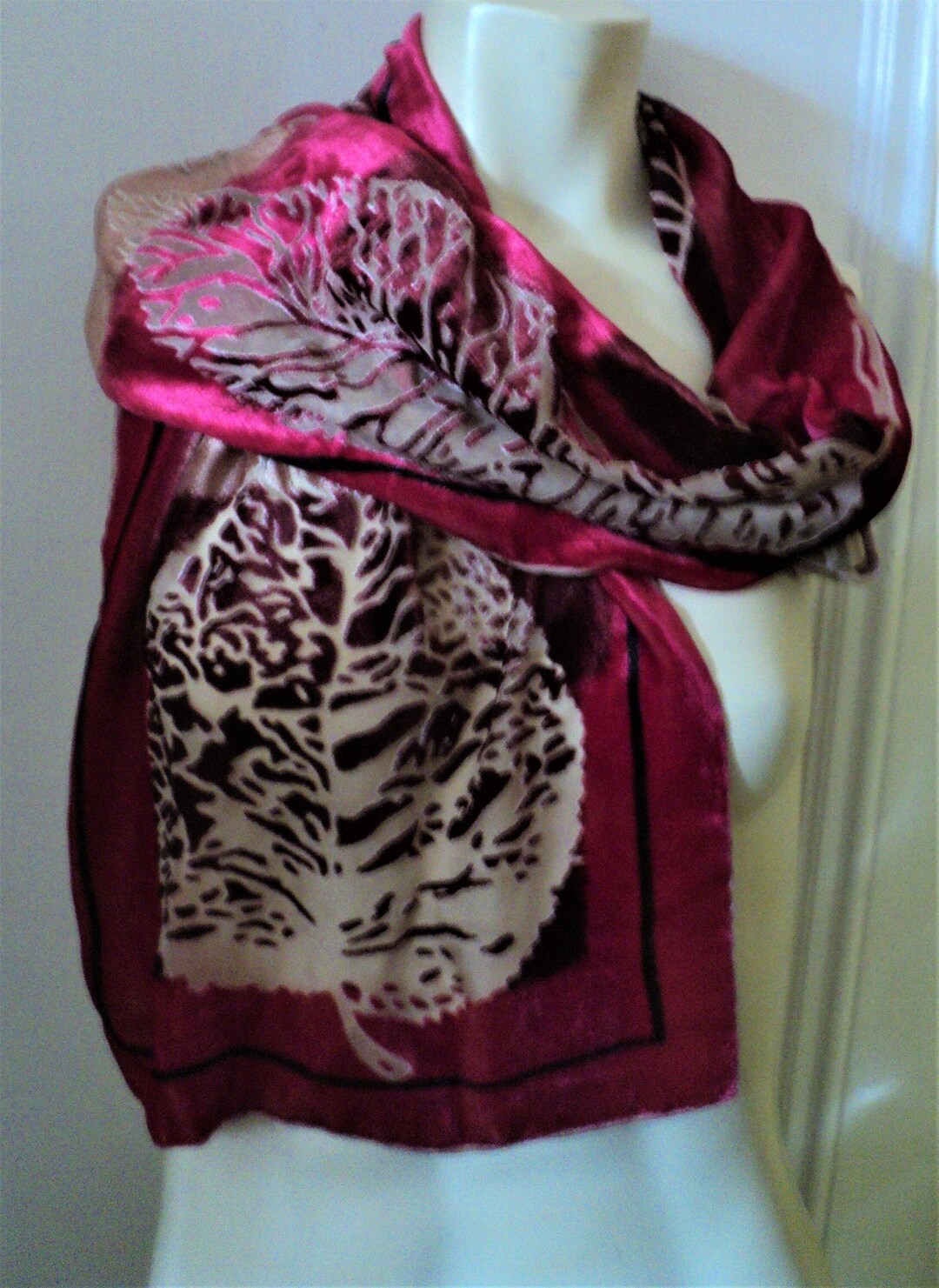 Devoré, Burn Out Silk, Burnt Out Silk, Burn Out Velvet, Velours Devoré ...