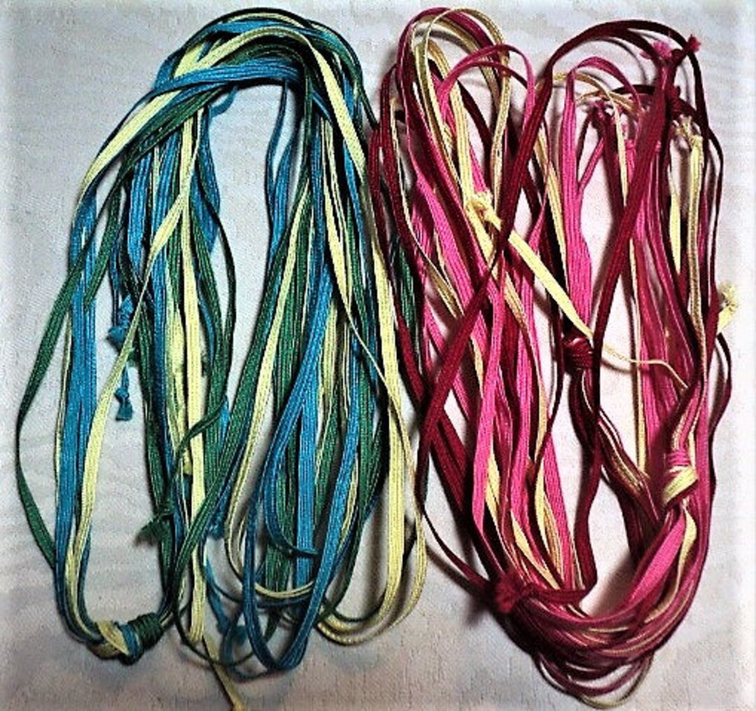 MULTICOLOR Strands Gypsy BELT NECKLACE Rope Set of 2 - Etsy