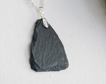 Slate necklace | Etsy