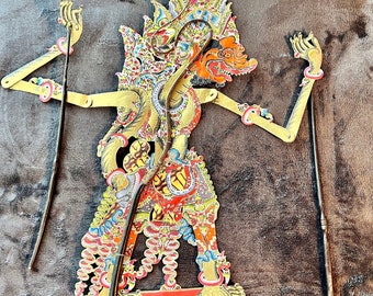 Wayang Kulit Javanese Indonesia Shadow Puppet : Devi Durga - Etsy
