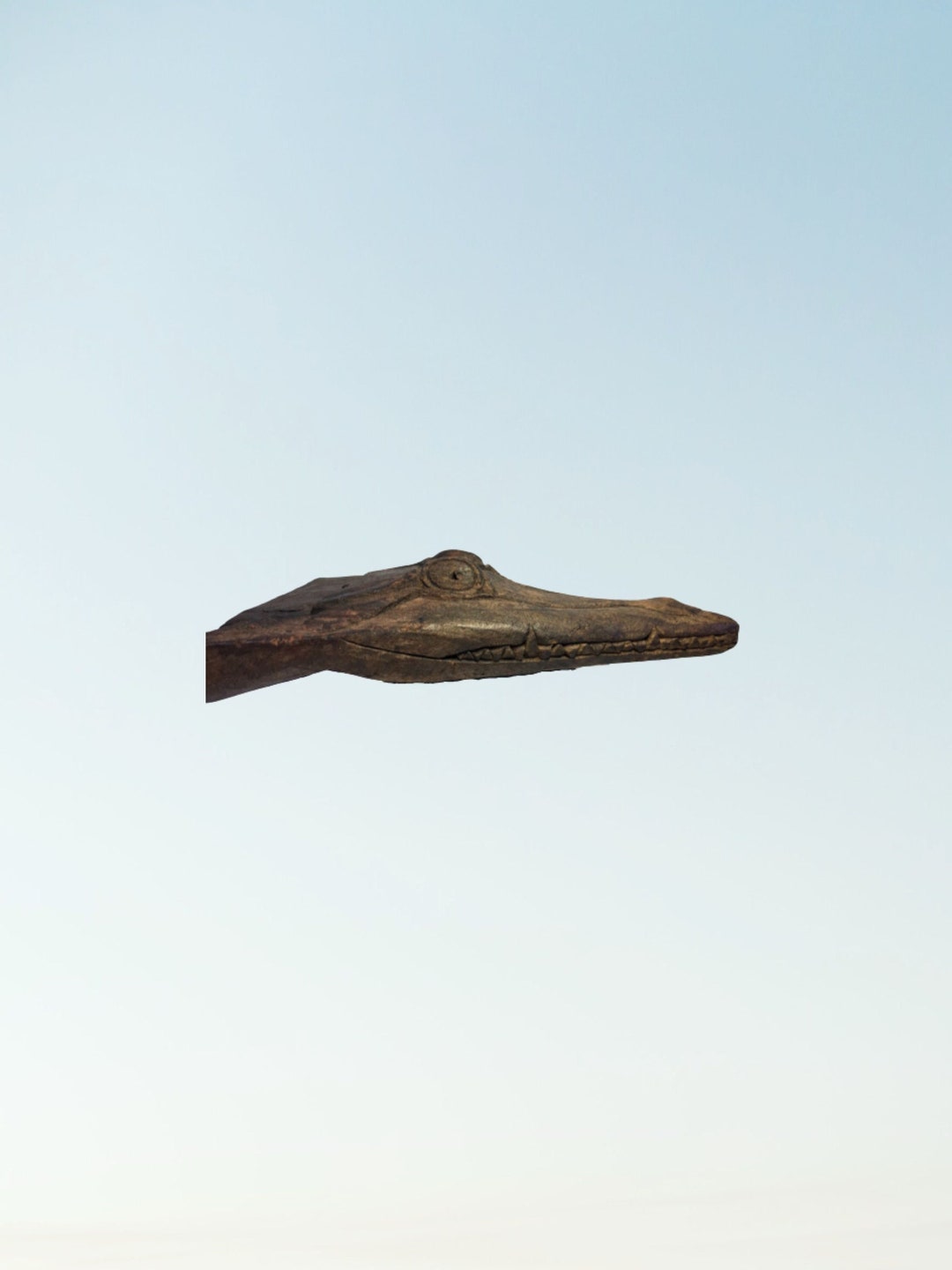 Carved Crocodile Head Prow, Sepik River (PNG). - Etsy