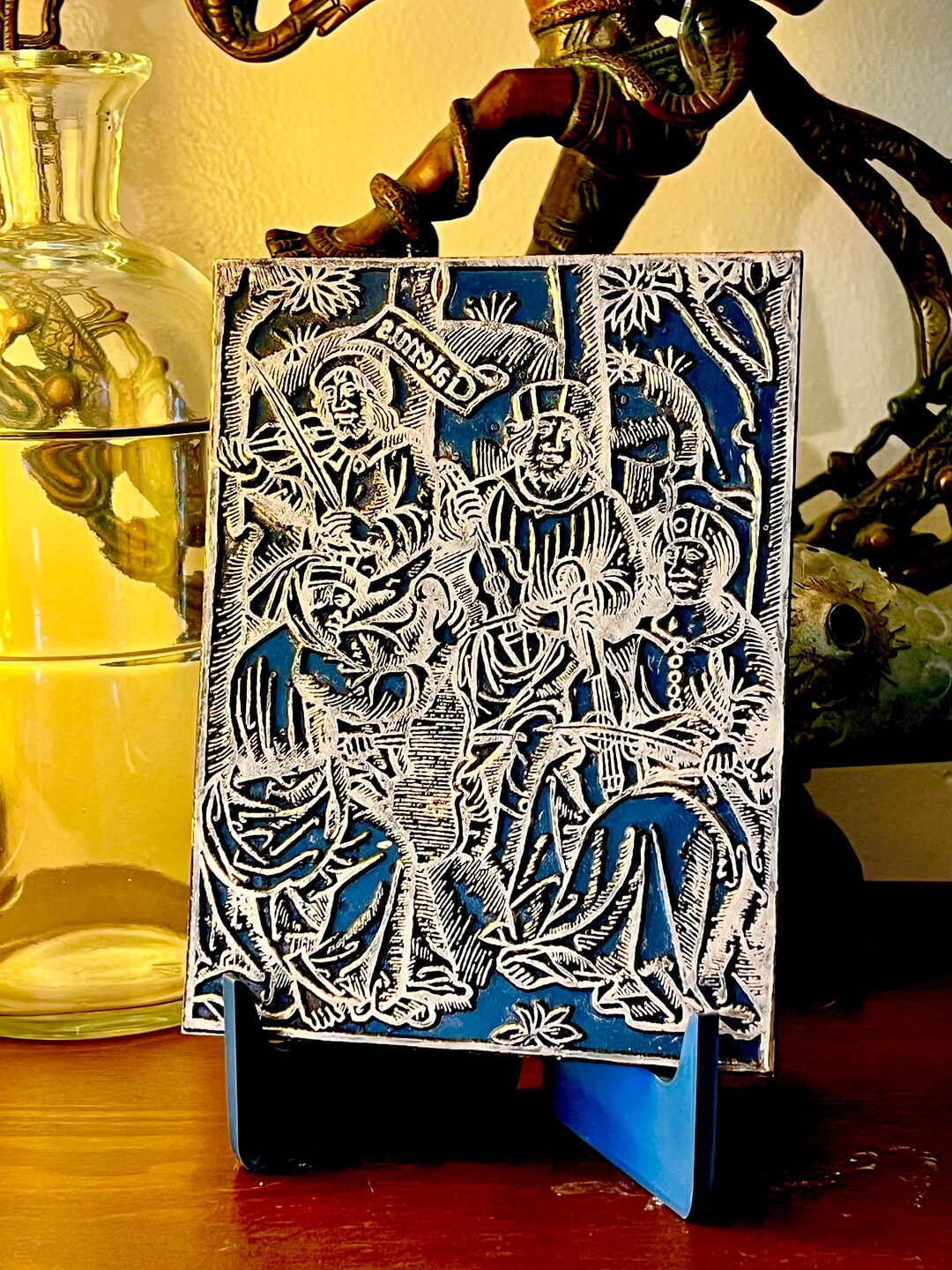 The Musicians - Renaissance Woodcut Relief Cast - Etsy