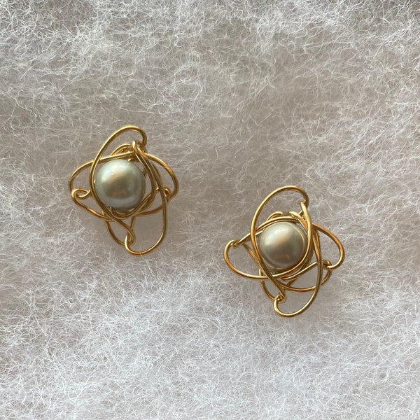 Wire Wrapped Pearl - Etsy