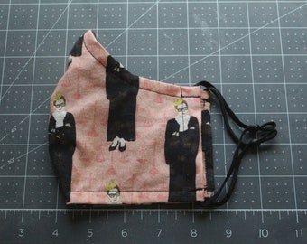 Golden RBG Silhouette Face Mask - Etsy