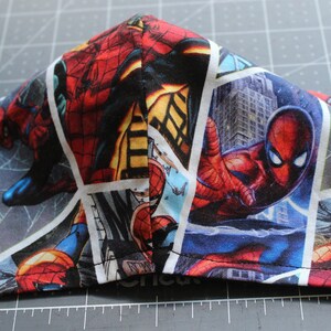 Spider-man Panels (large) Mask W/filter Pocket - Etsy