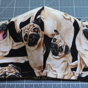 Pug Mask W/filter Pocket - Etsy