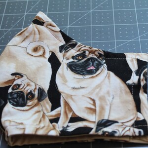 Pug Mask W/filter Pocket - Etsy